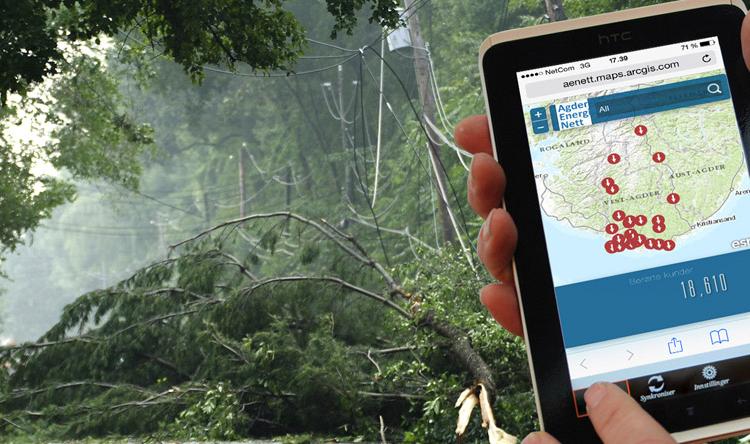 Norwegians track power outage, restoration with Live Utility Web Map ...