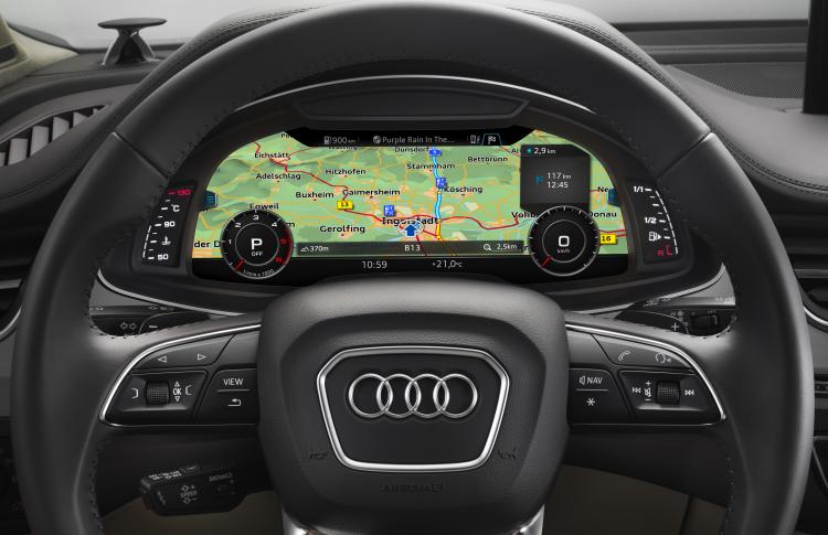 Audi utilizes high-resolution navigation maps for its driver assistance ...