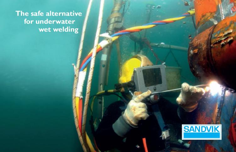 The safe alternative for underwater wet welding | arcien