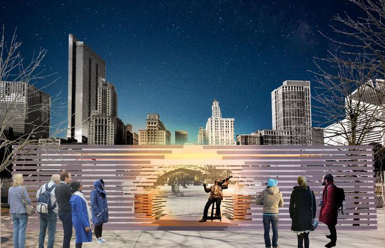 A frame on the city | arcien