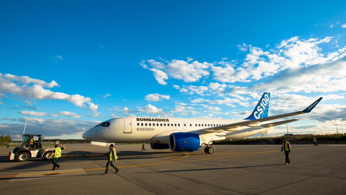 Bombardier CS100 aircraft flight test program close to 100 per cent ...